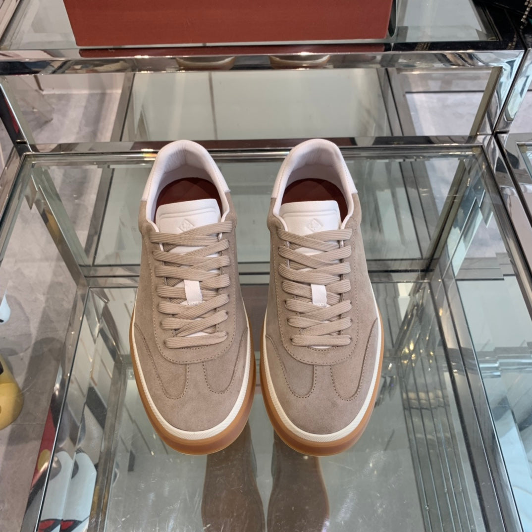 LP TENNIS WALK SNEAKERS LIGHT BROWN SUEDE – BeeLove