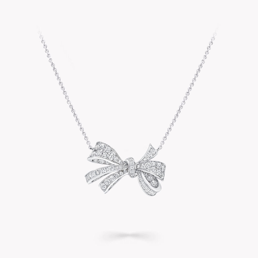 TILDA BOX CLASSIC SILVER DIAMOND NECKLACE – BeeLove